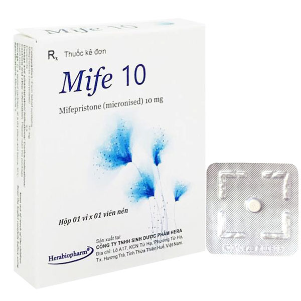 Mife 10 mifepristone 10mg tránh thai khẩn cấp 120h Hera (H/1v) | Top Thuốc