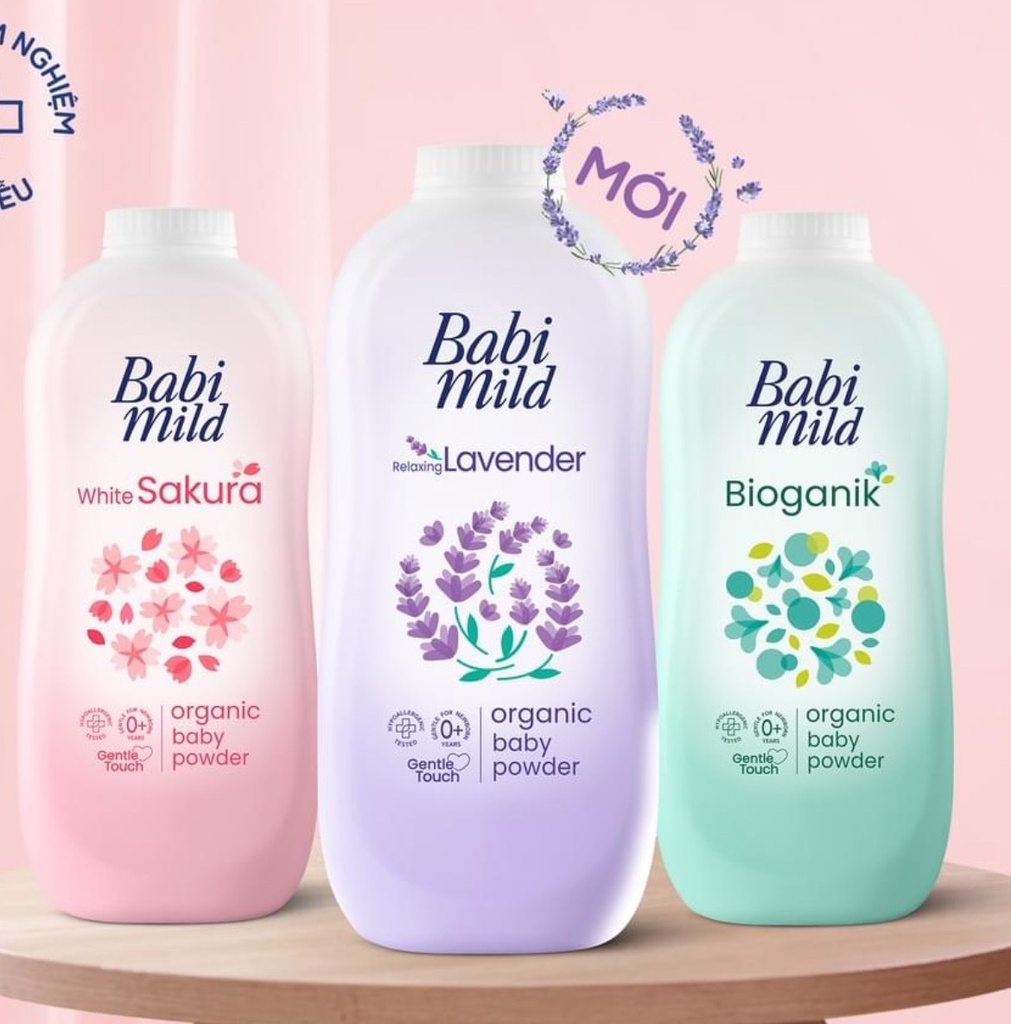 Phấn rôm dưỡng ẩm cho bé Babi Mild (lọ/160g) | Top Thuốc