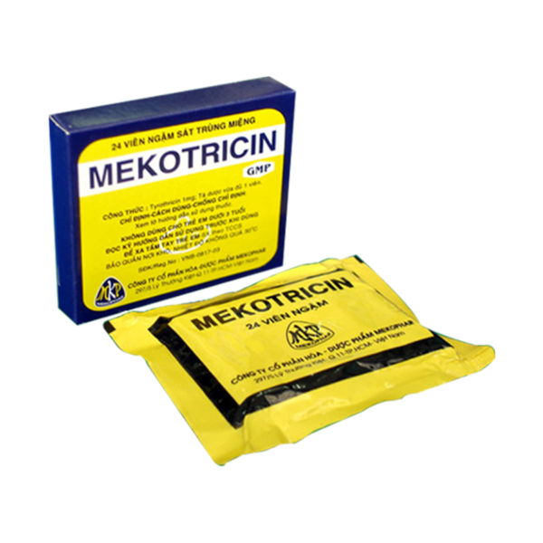 Viên Ngậm Mekotricin Mekophar (H/24v) | Top Thuốc