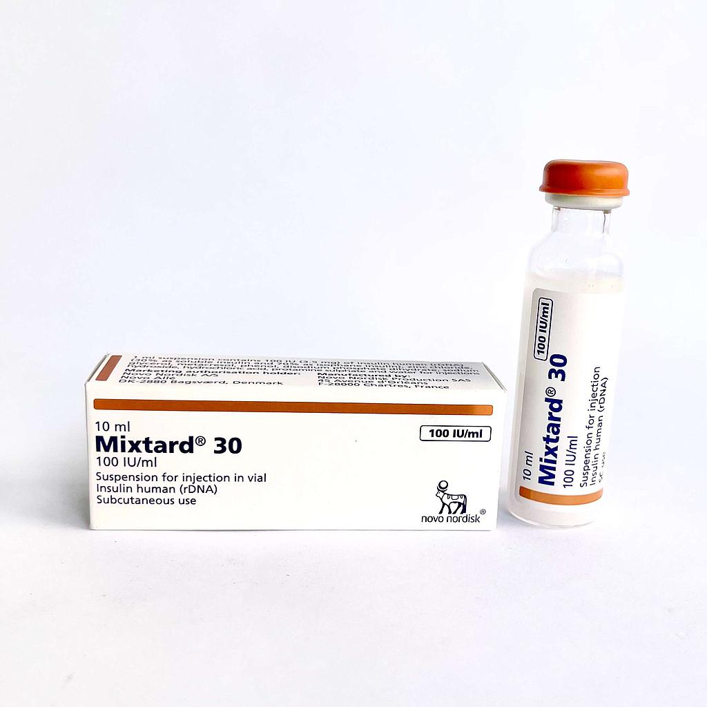Mixtard 30 100IU/ml Novo Nordisk (Lọ/10ml) | Top Thuốc